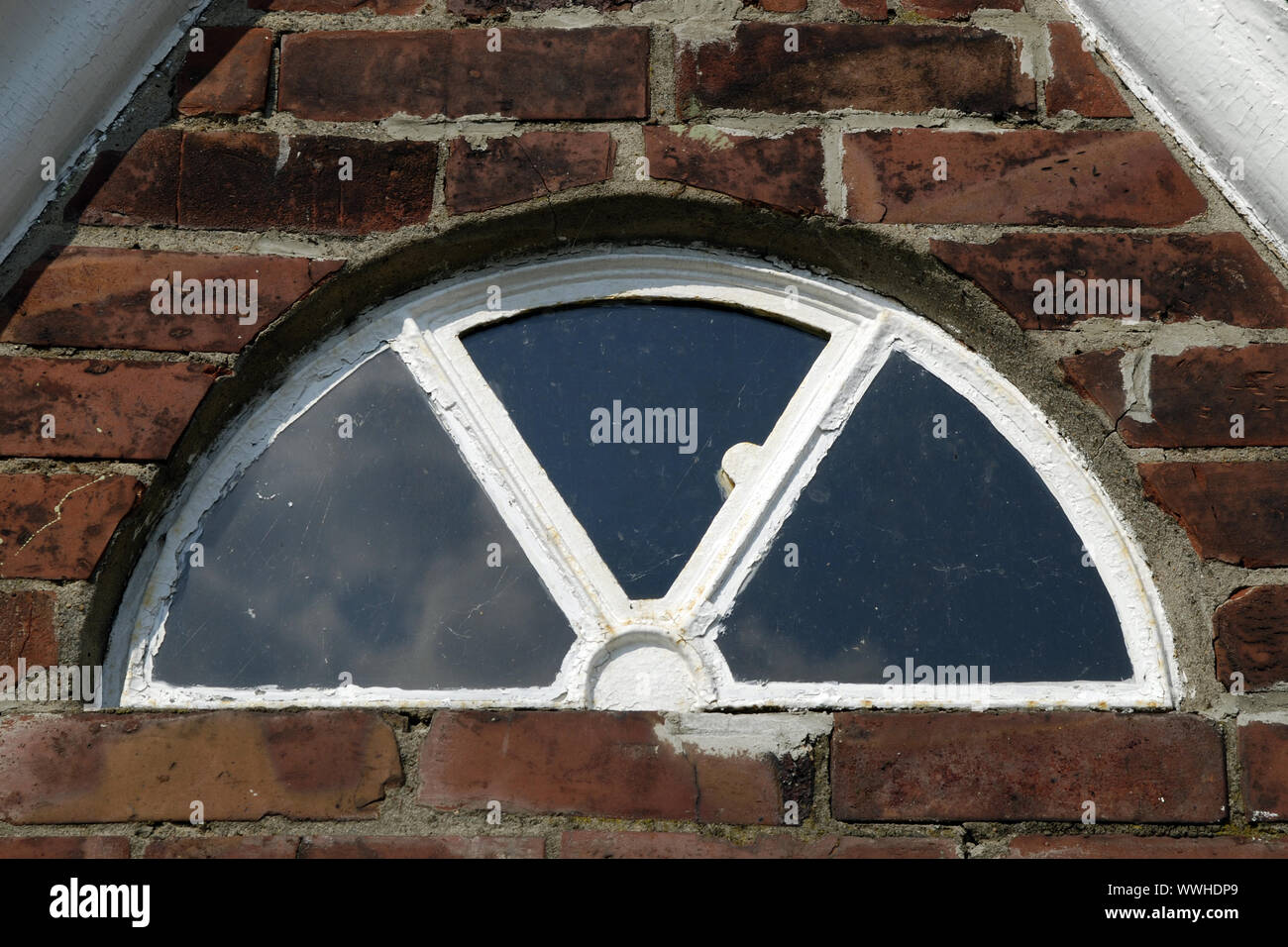Round arch window Stock Photo - Alamy