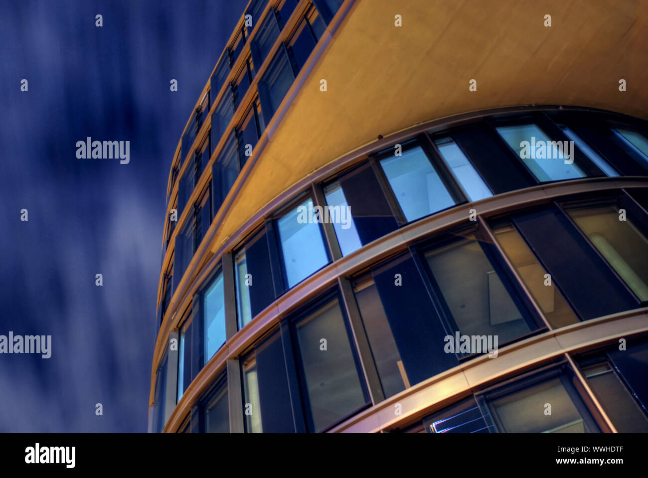 Office tower night shot Stock Photo - Alamy