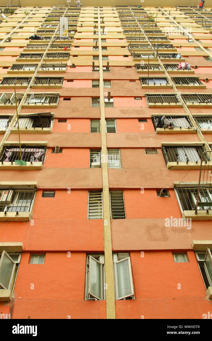 Hong Kong public housing estate Stock Photo - Alamy