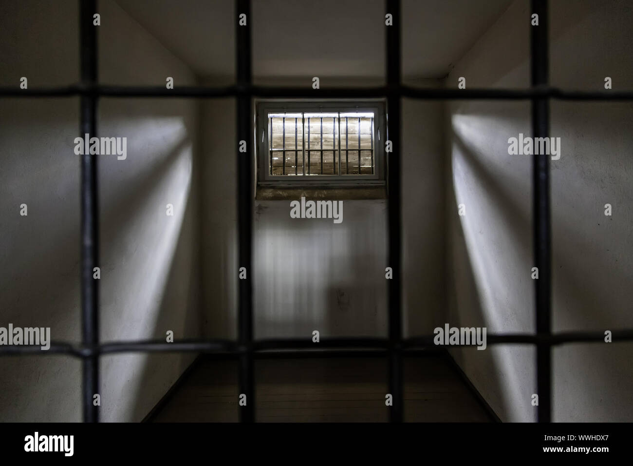 Old jail, detail of old war jail in Germany Stock Photo - Alamy