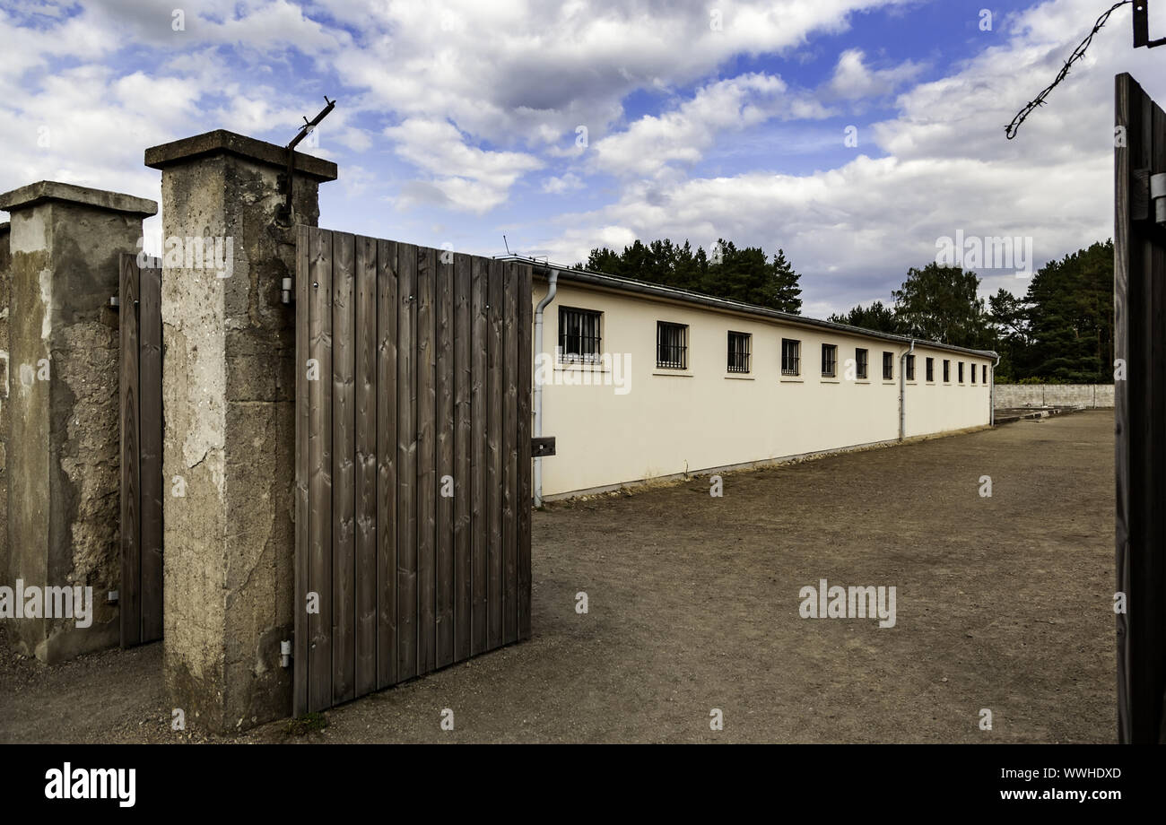 Detail of sachsenhausen concentration camp, history of the Holocaust ...