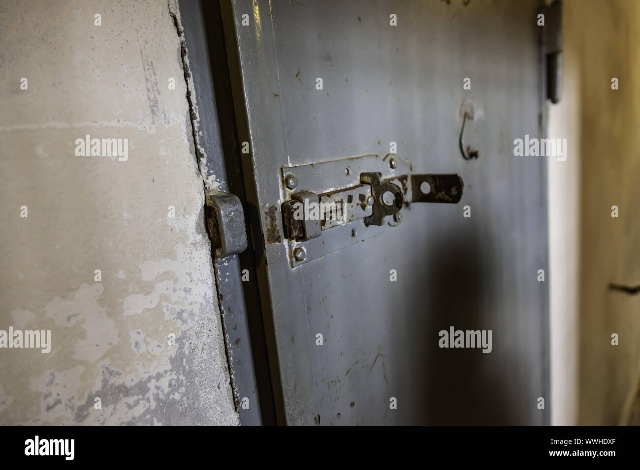 Old jail, detail of old war jail in Germany Stock Photo - Alamy