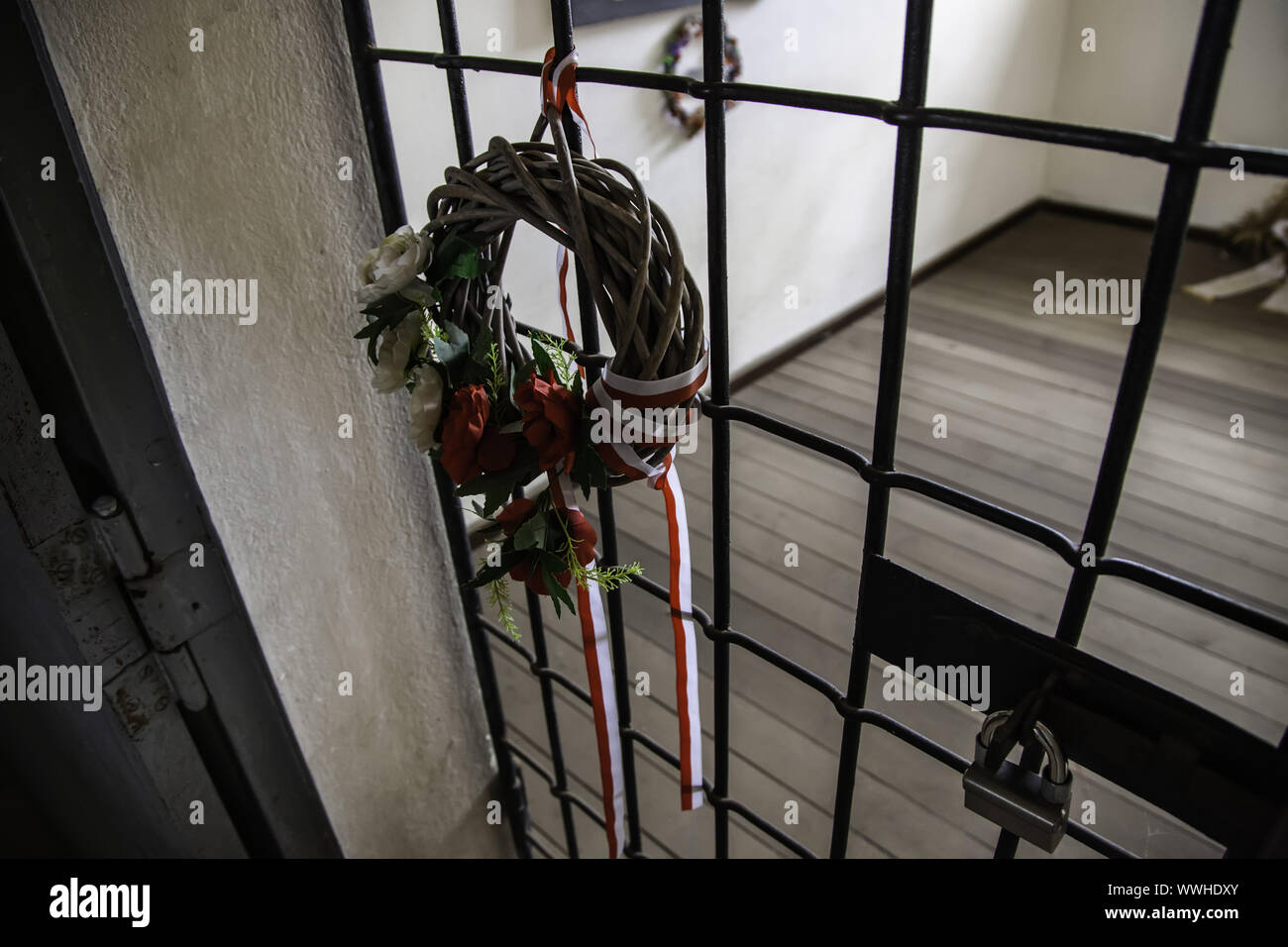 Old jail, detail of old war jail in Germany Stock Photo - Alamy