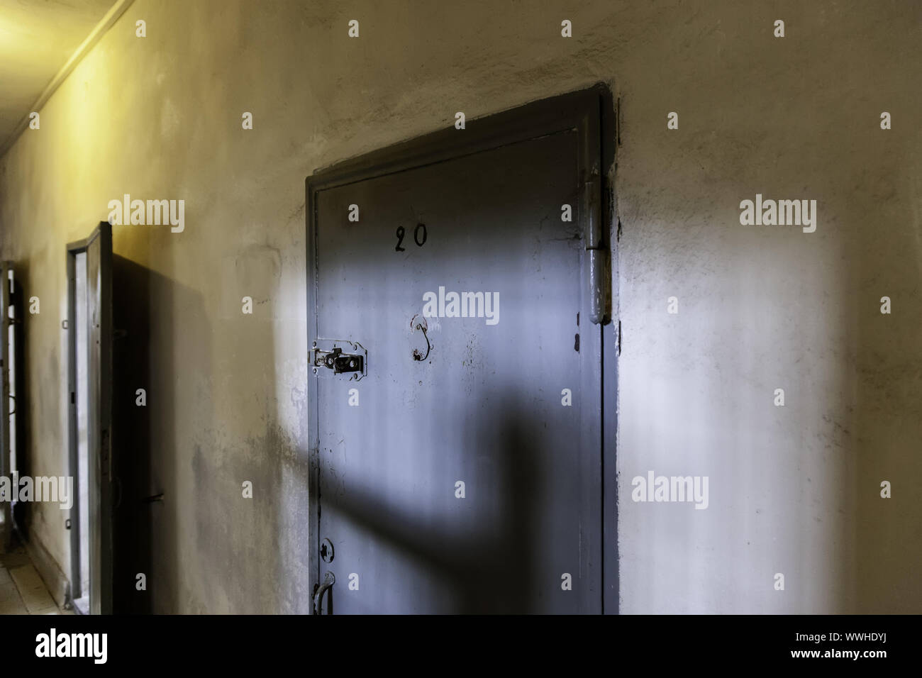 Old jail, detail of old war jail in Germany Stock Photo - Alamy