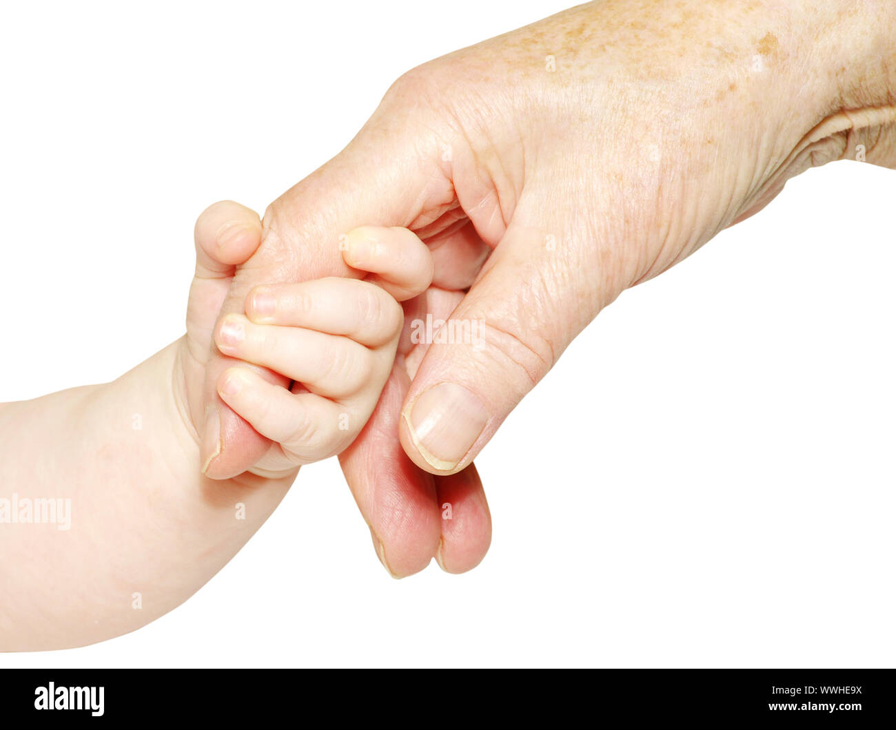 baby hand isolated on white Stock Photo - Alamy
