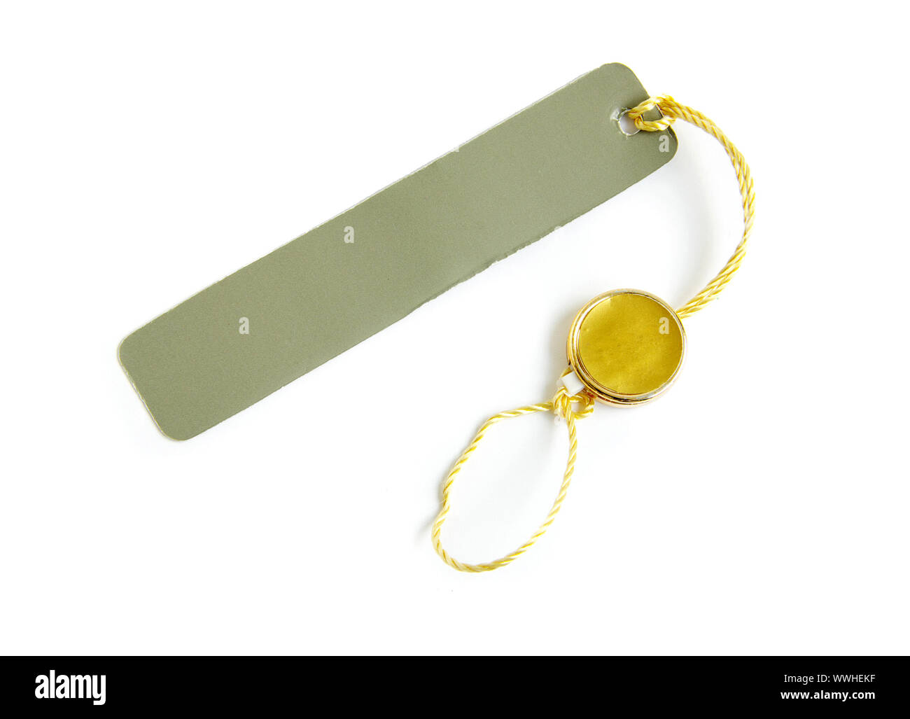 Blank tag isolated on a white backgrounds Stock Photo - Alamy