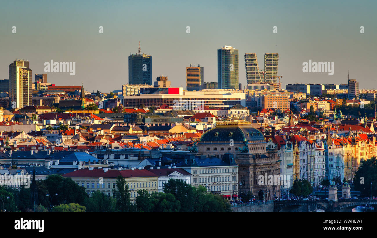 Prague skyscrapers hi-res stock photography and images - Alamy