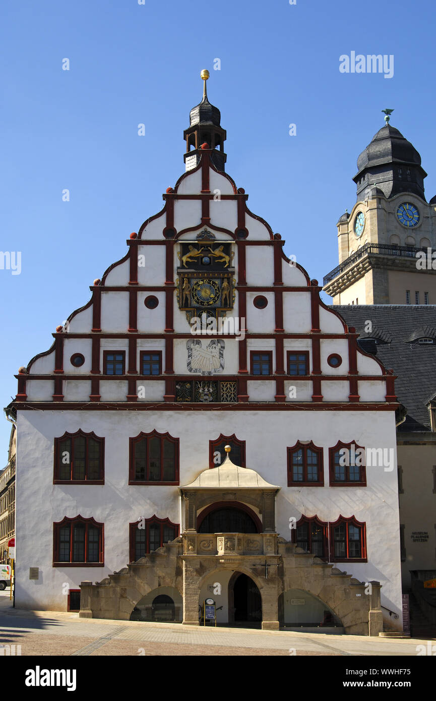 Old Town Hall, Plauen, Vogtland, Germany Stock Photo - Alamy