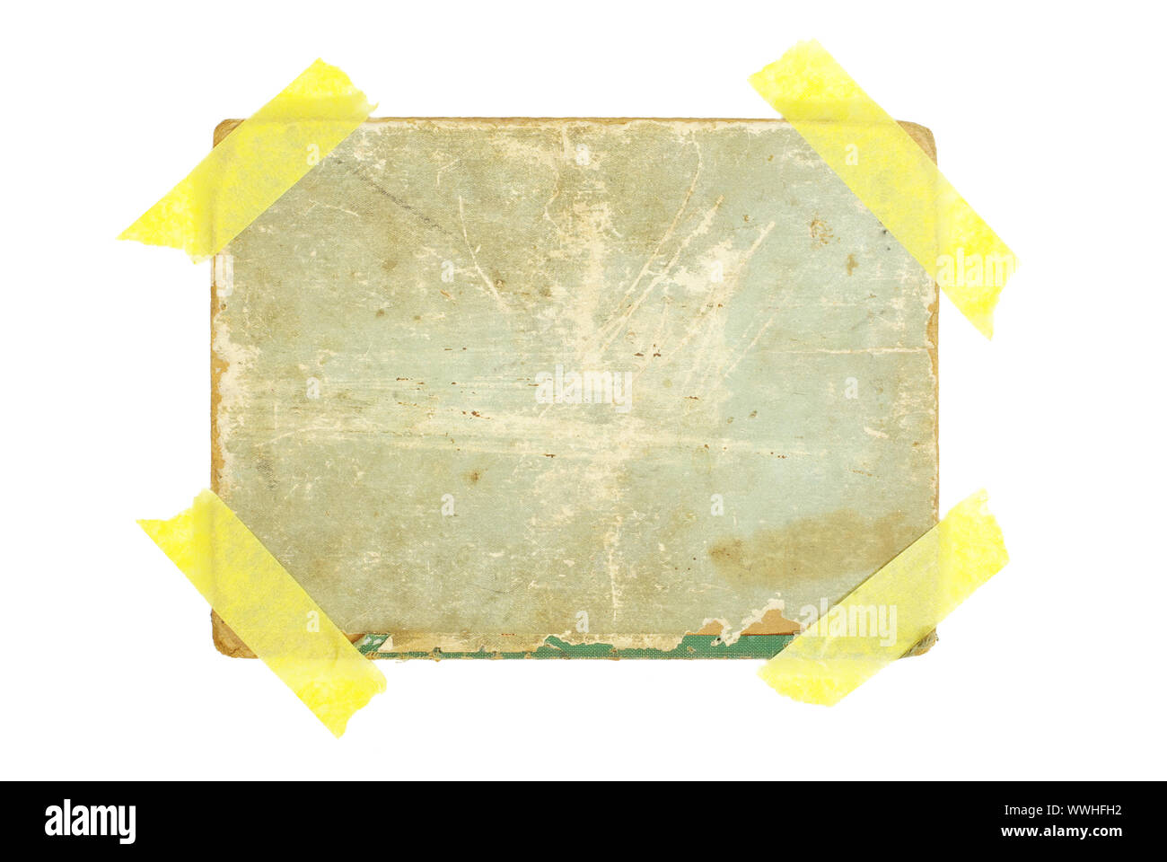 old note paper on white background Stock Photo - Alamy