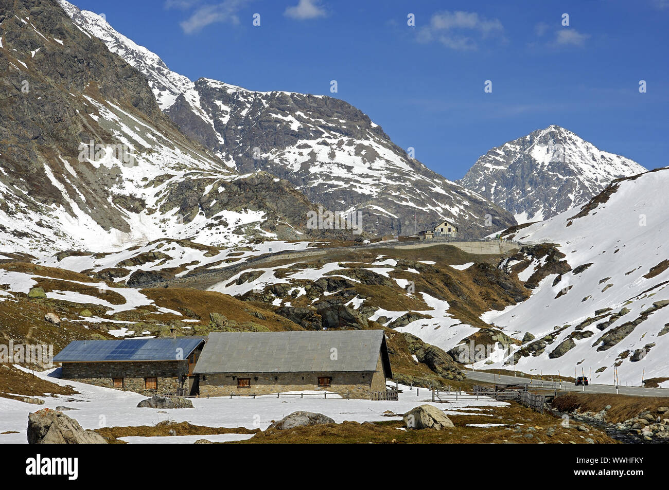 Ascent to the Julierpass, Graubünden, Switzerland Stock Photo - Alamy