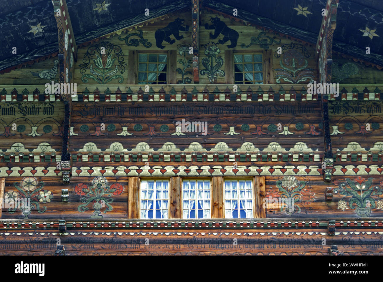 Knutti House, Simmental, Switzerland Stock Photo - Alamy