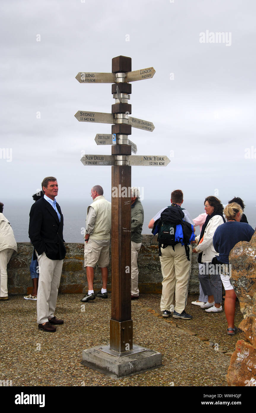 South africa signpost tourist hi-res stock photography and images - Alamy