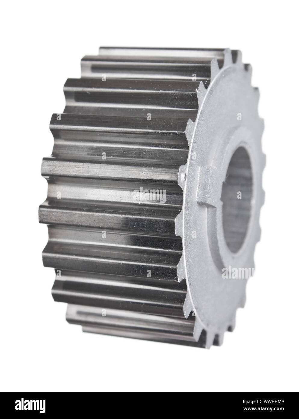 gears of mechanisms isolated on a white background Stock Photo - Alamy