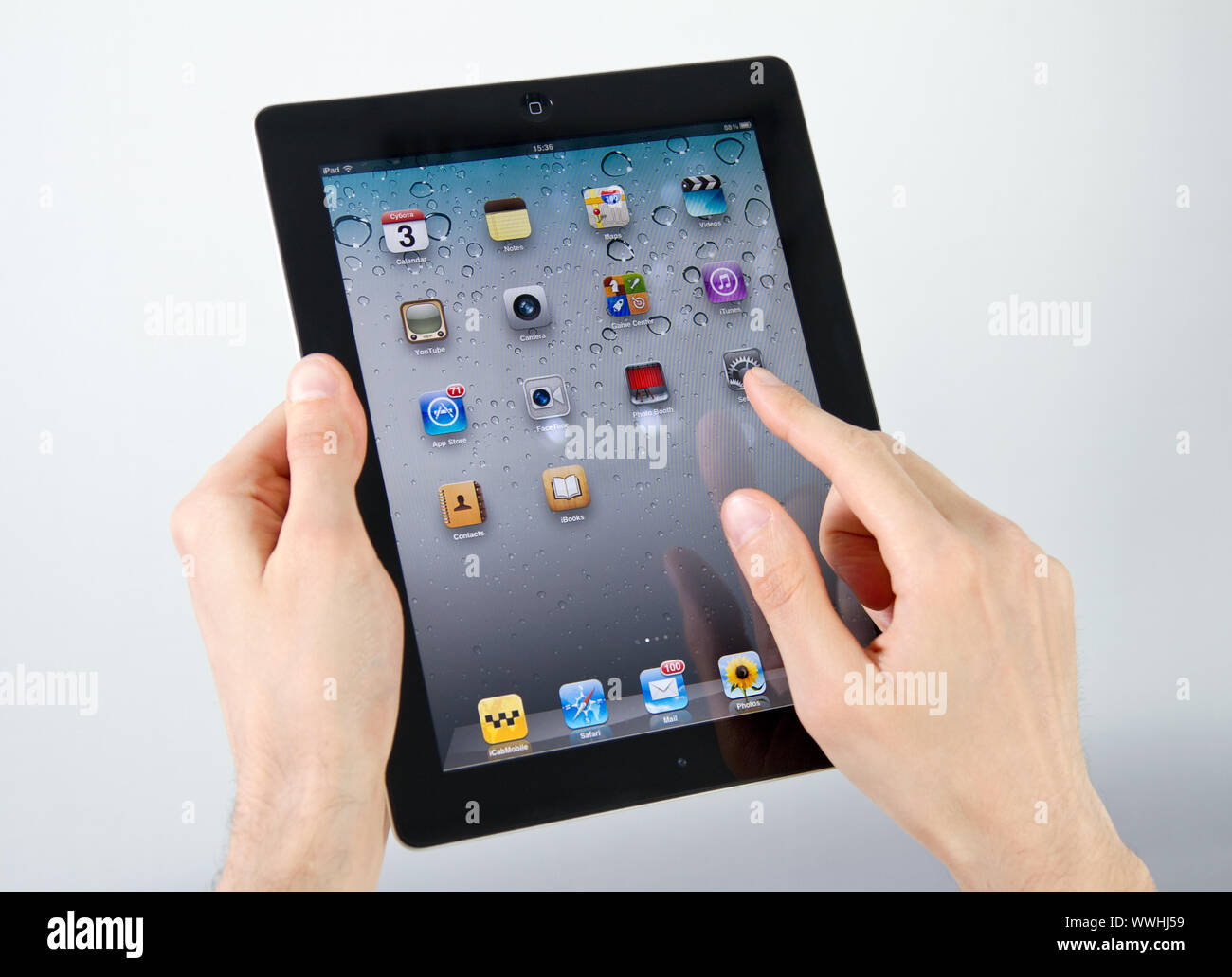 Ipad2 screen hi-res stock photography and images - Alamy
