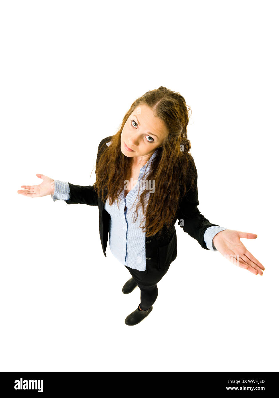 Innocent woman from high hi-res stock photography and images - Alamy