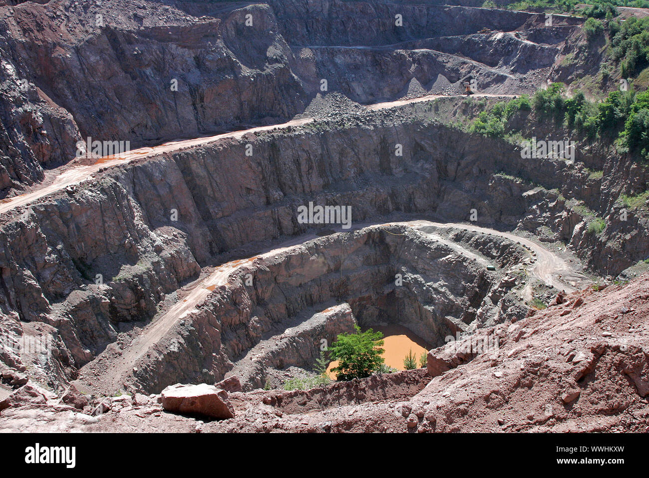 Quarry in Albersweiler Stock Photo - Alamy