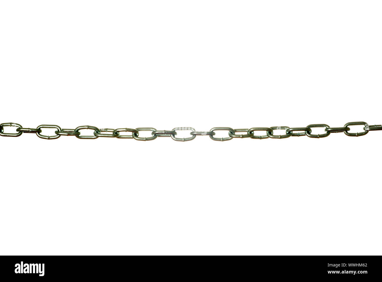 Chain isolated on a white background Stock Photo - Alamy