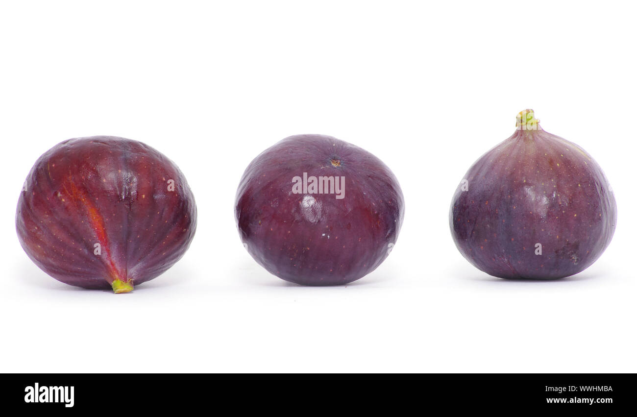 Fresh figs isolated on white Stock Photo - Alamy