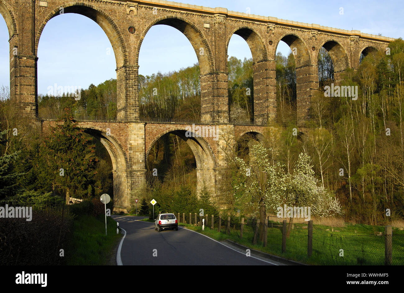Göhren railway viaduct, Germany Stock Photo - Alamy