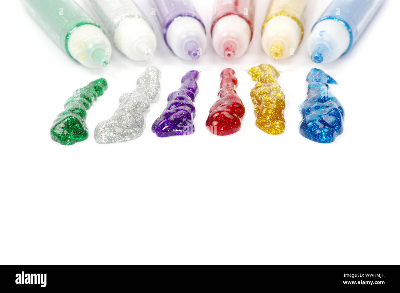 Tubes of colorful oil paint Stock Photo - Alamy