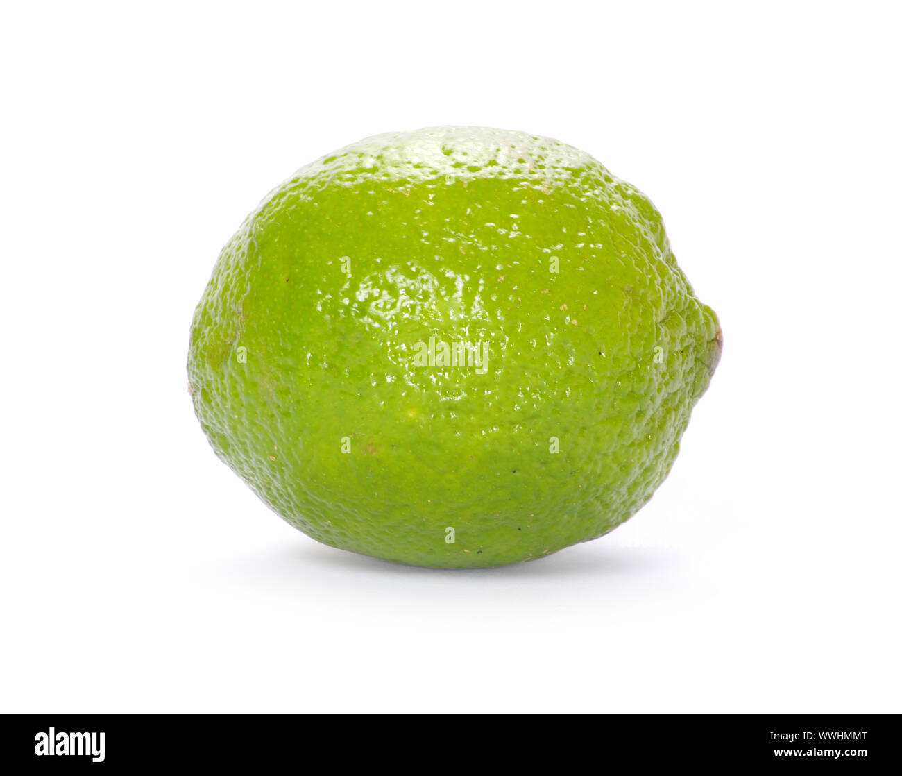 Fresh ripe lime isolated on white background Stock Photo - Alamy