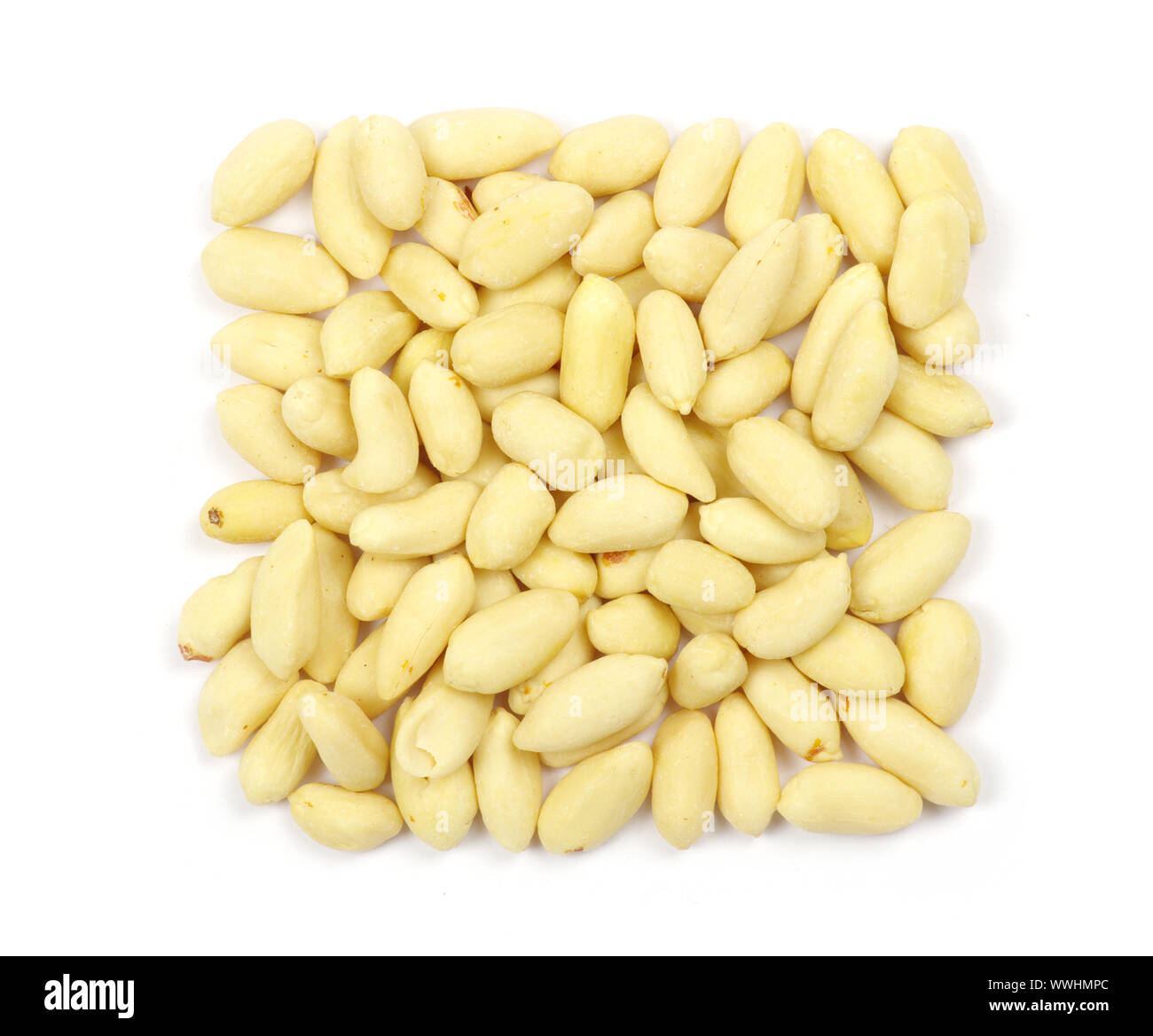 peanuts isolated on white background Stock Photo - Alamy