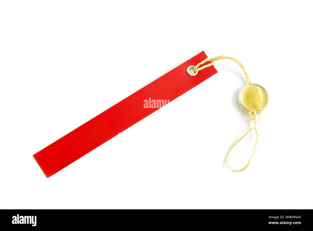 Blank tag isolated on a white backgrounds Stock Photo - Alamy
