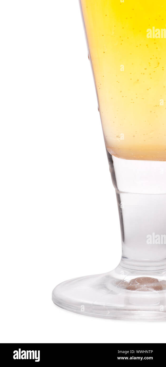 Mug of beer isolated over white background Stock Photo - Alamy
