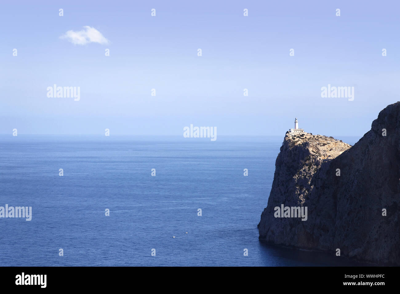 Lighthouse at Cape Formentor Stock Photo - Alamy