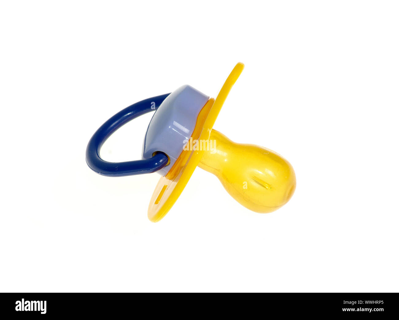 baby's dummy on a white background Stock Photo - Alamy