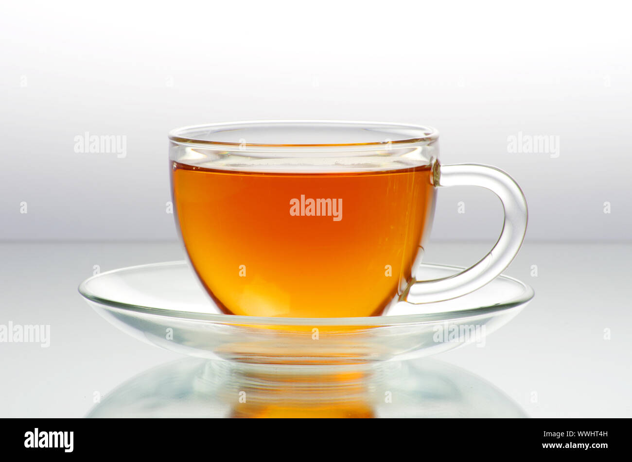 tea in cup isolated on white background Stock Photo - Alamy