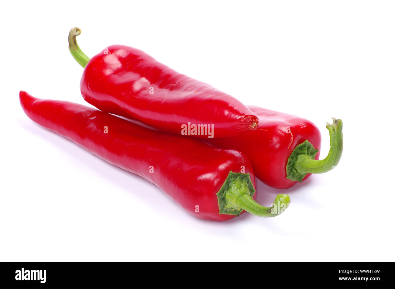 red hot chili pepper on white Stock Photo - Alamy
