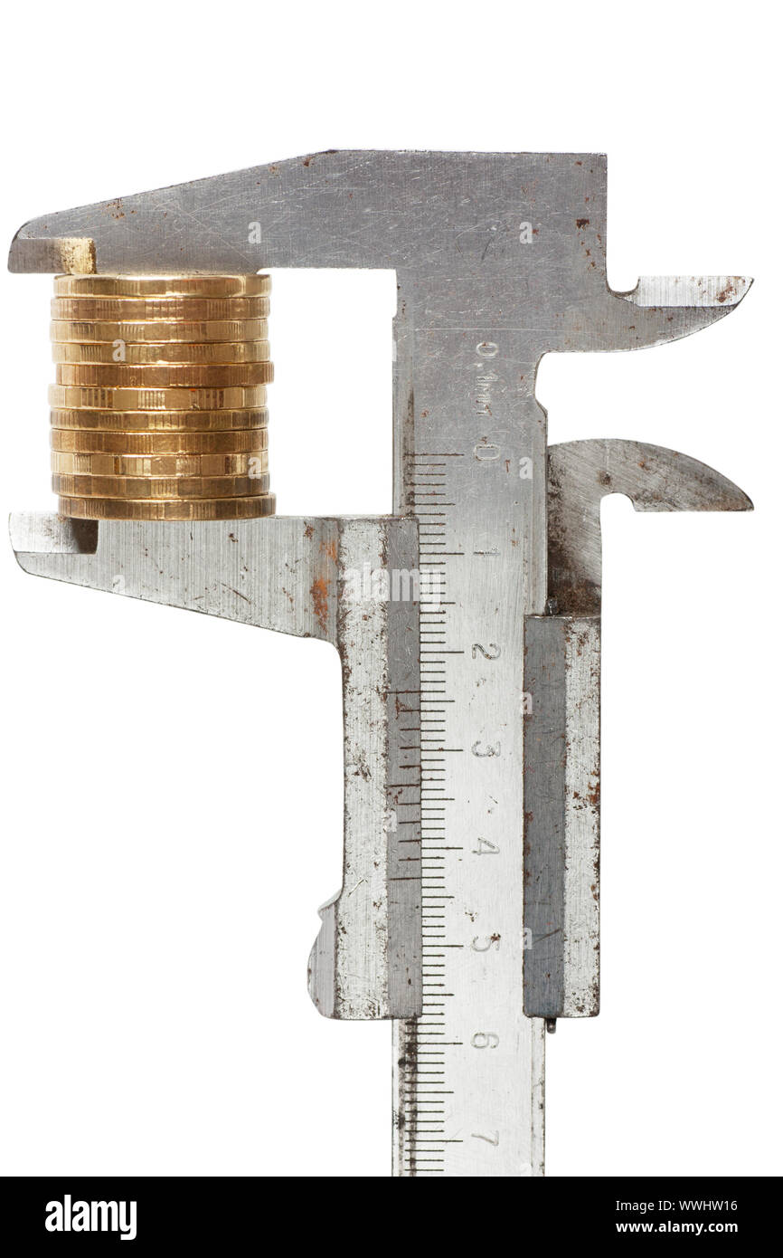 Caliper measured ruler hi-res stock photography and images - Alamy