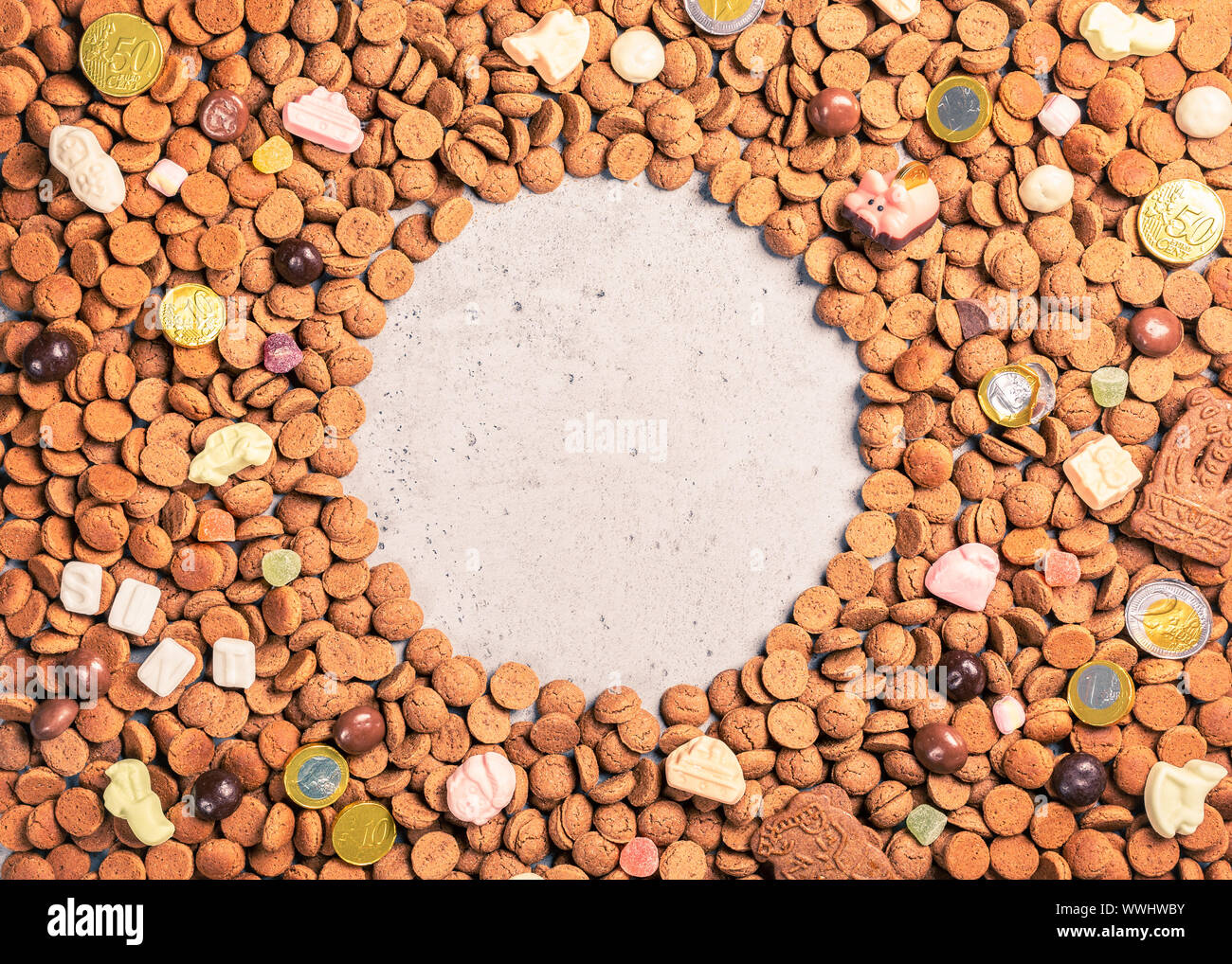 Dutch holiday Sinterklaas background Stock Photo - Alamy