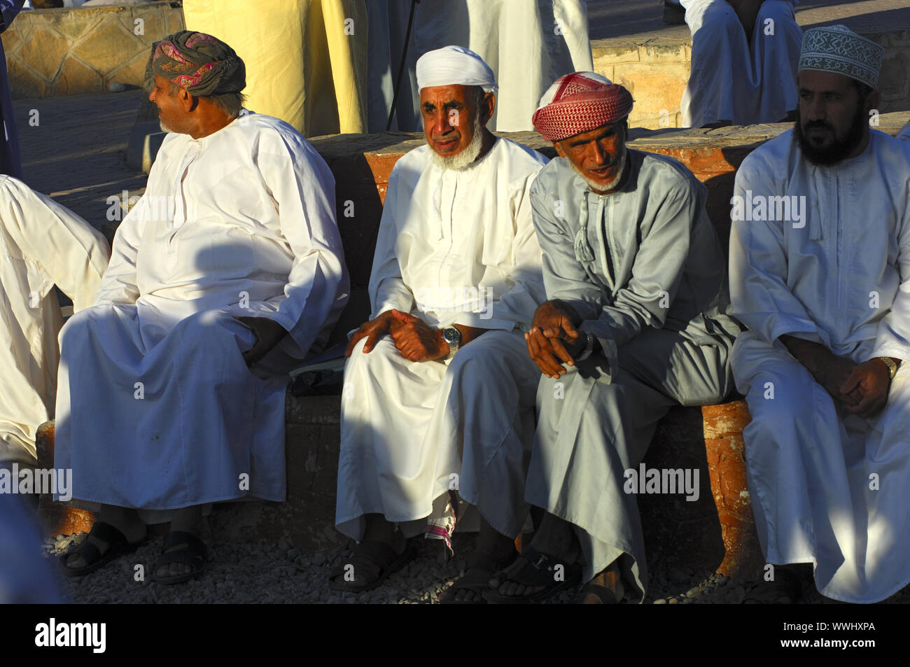 Omani men in traditional dress hi-res stock photography and images - Alamy