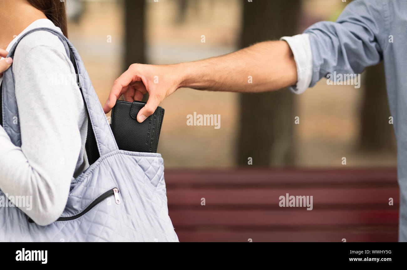 Bag of money stolen man hi-res stock photography and images - Alamy