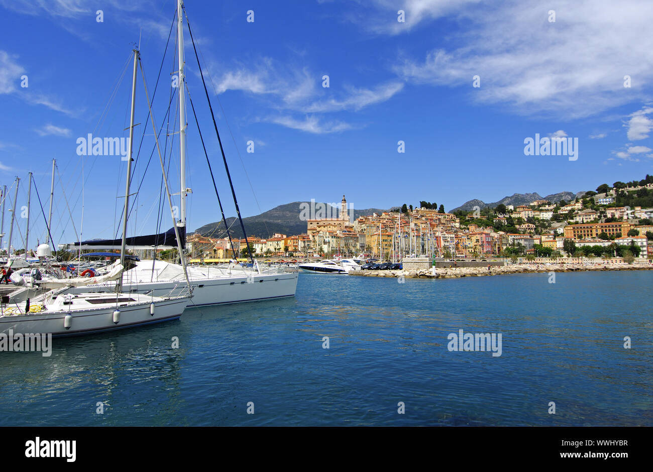 Port of menton hi-res stock photography and images - Alamy