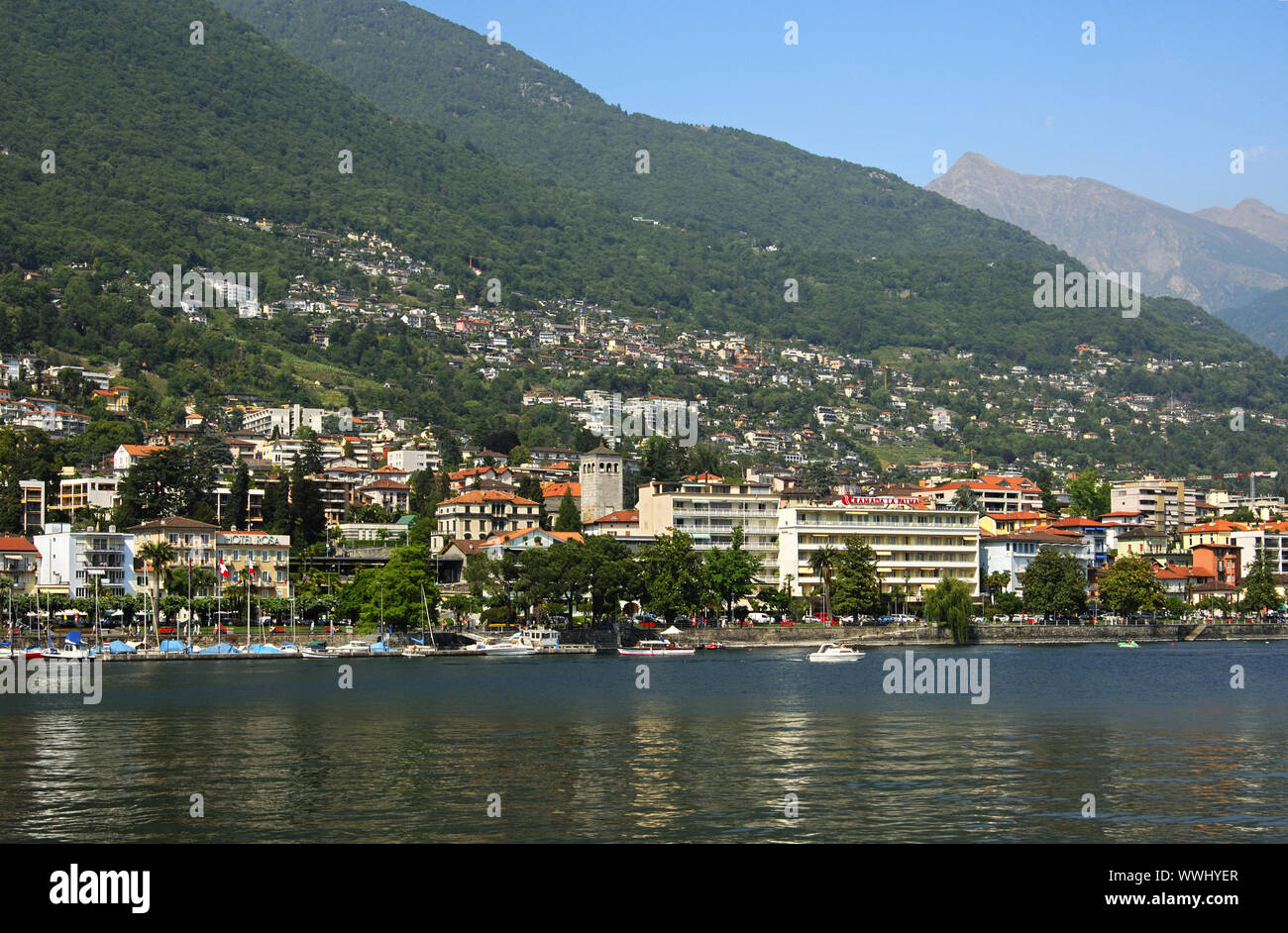 Locarno am Lago Maggiore, Tessin, Switzerland Stock Photo - Alamy