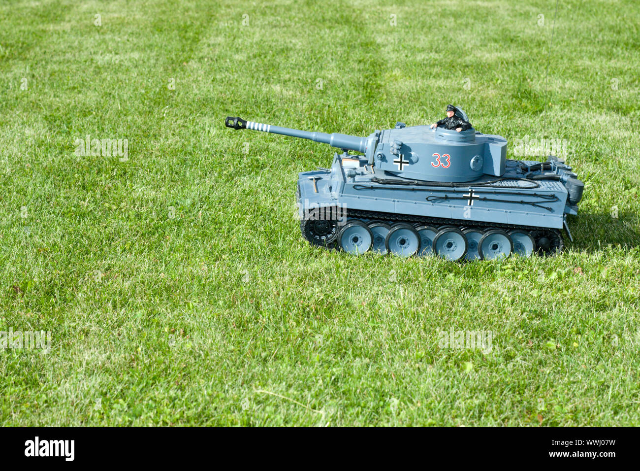 German heavy tank of World War II model on a grass Stock Photo - Alamy