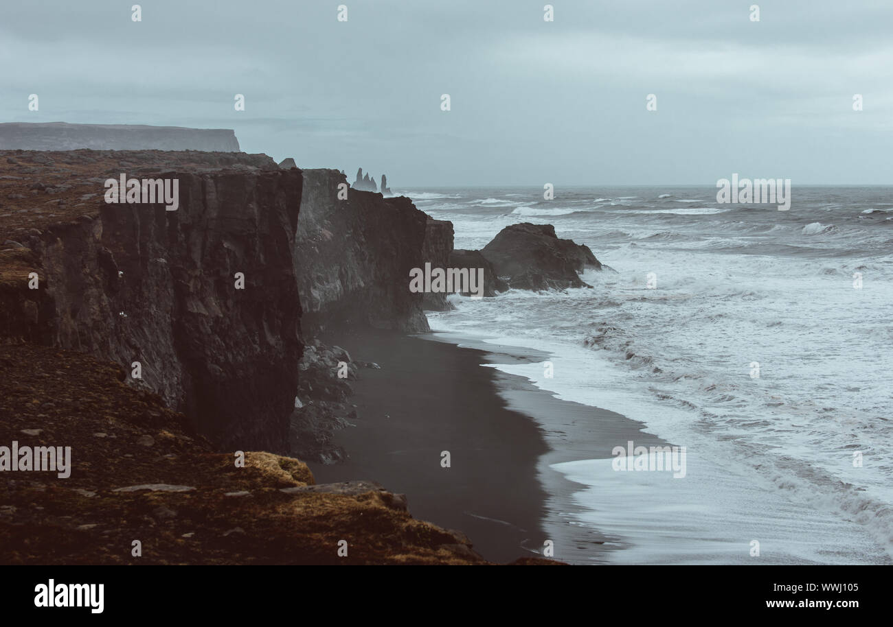 Wanderlust explorer discovering icelandic natural wonders Stock Photo ...