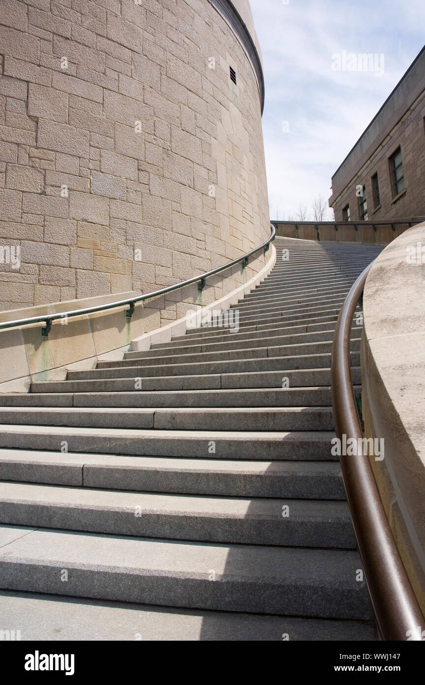 Stairs of the St-Joseph Oratory in Montreal city Stock Photo - Alamy