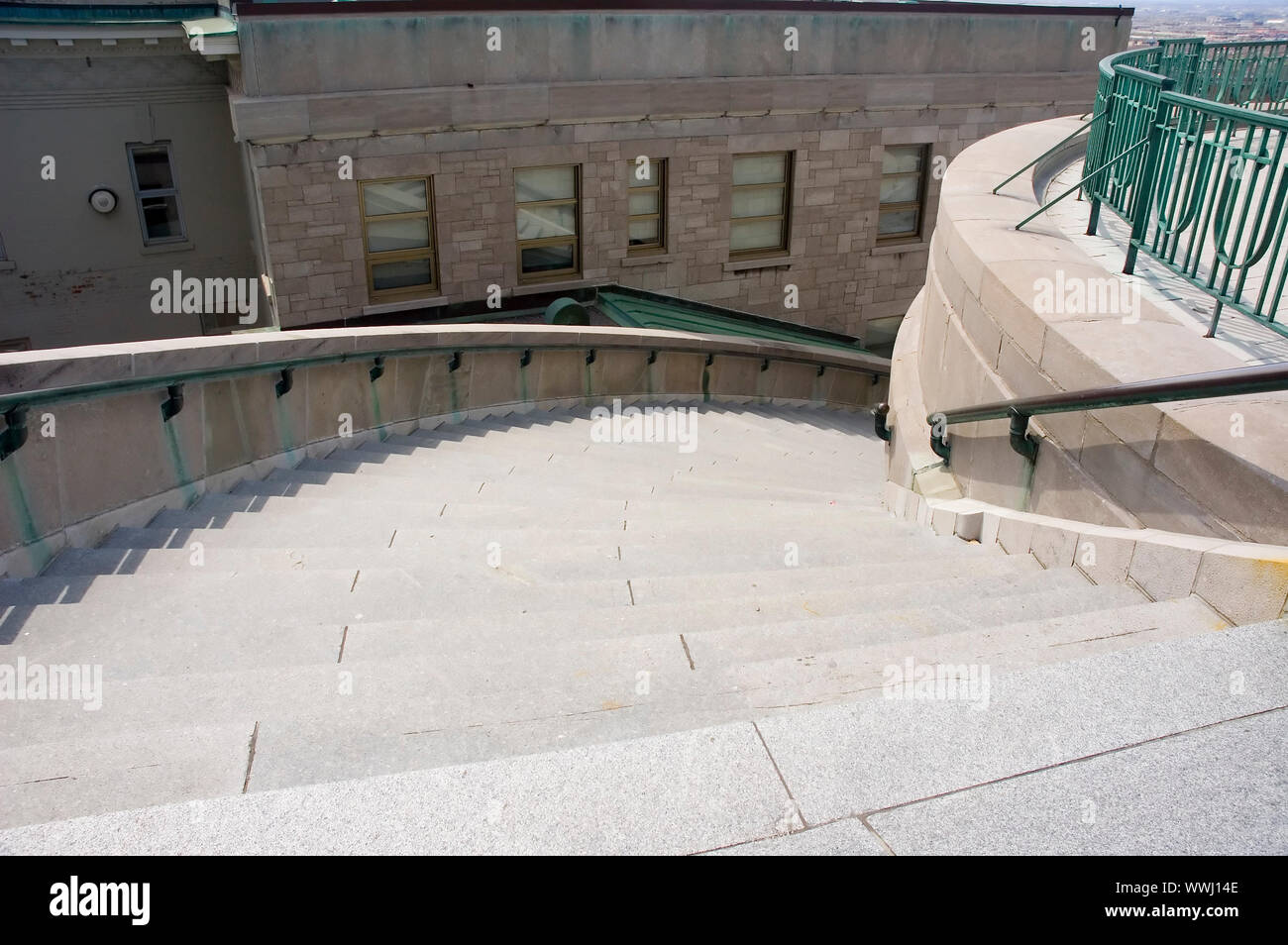 Stairs of the St-Joseph Oratory in Montreal city Stock Photo - Alamy