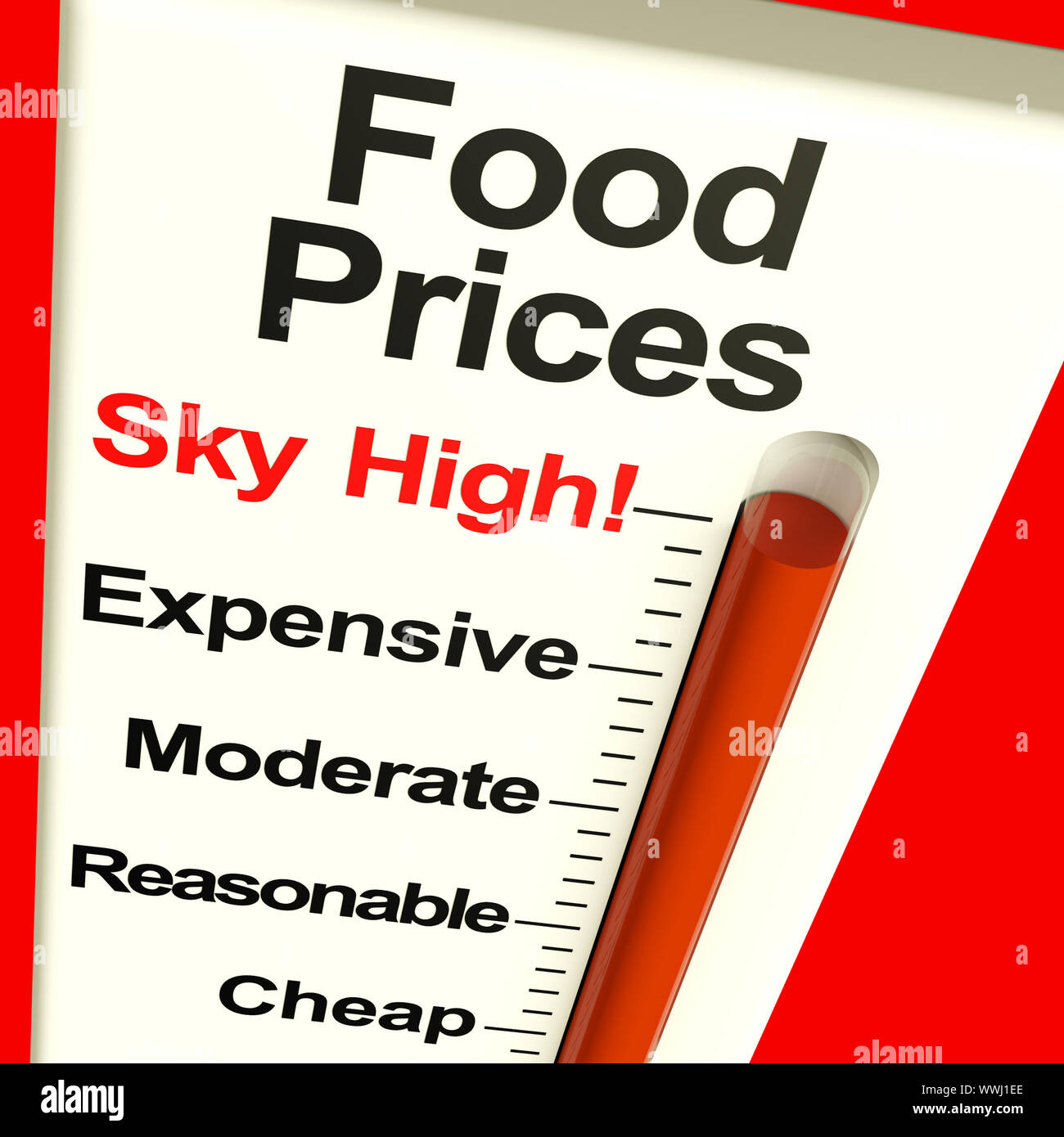 Food prices high hi-res stock photography and images - Alamy