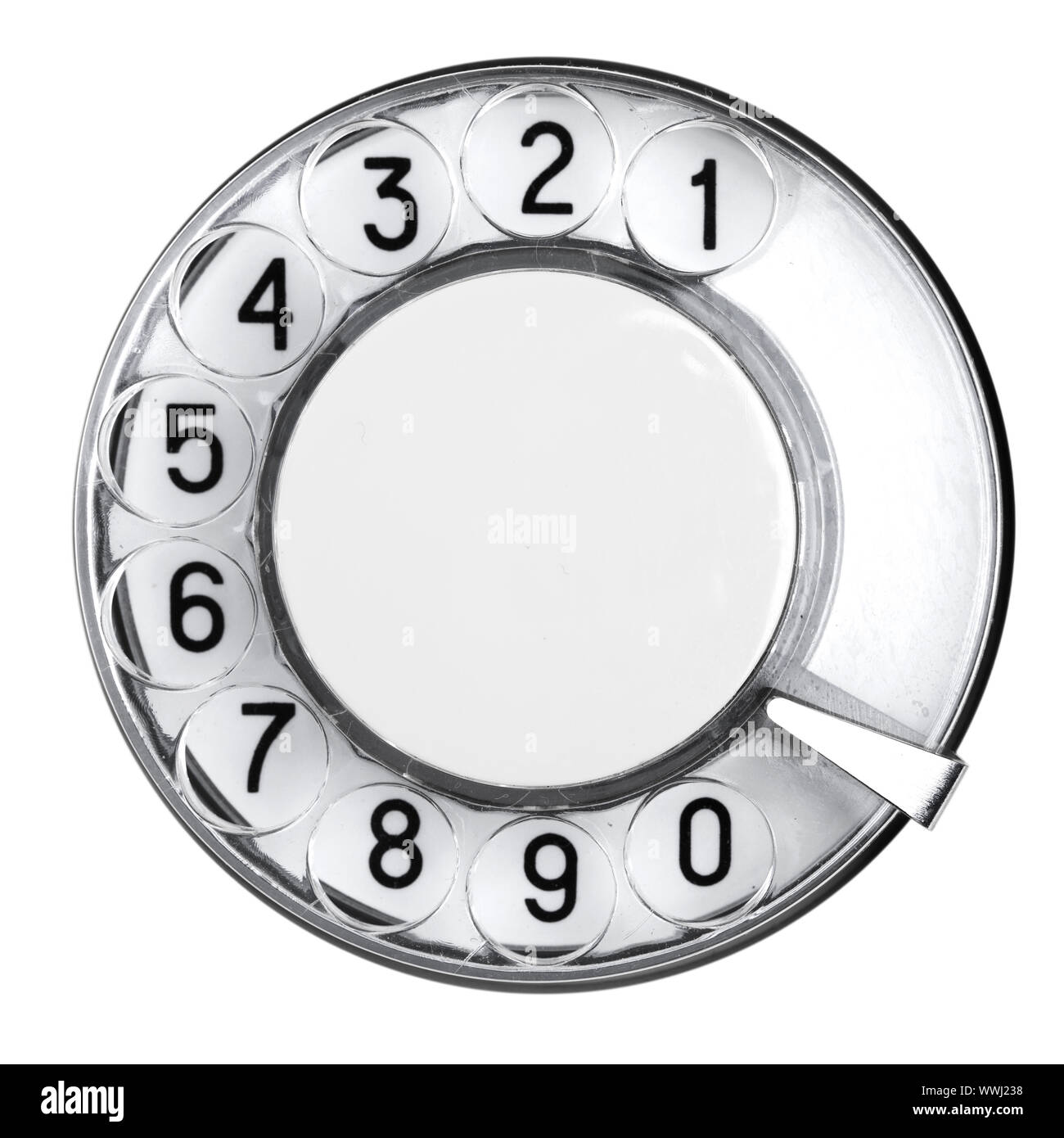 Old retro phone, a dial number Stock Photo - Alamy