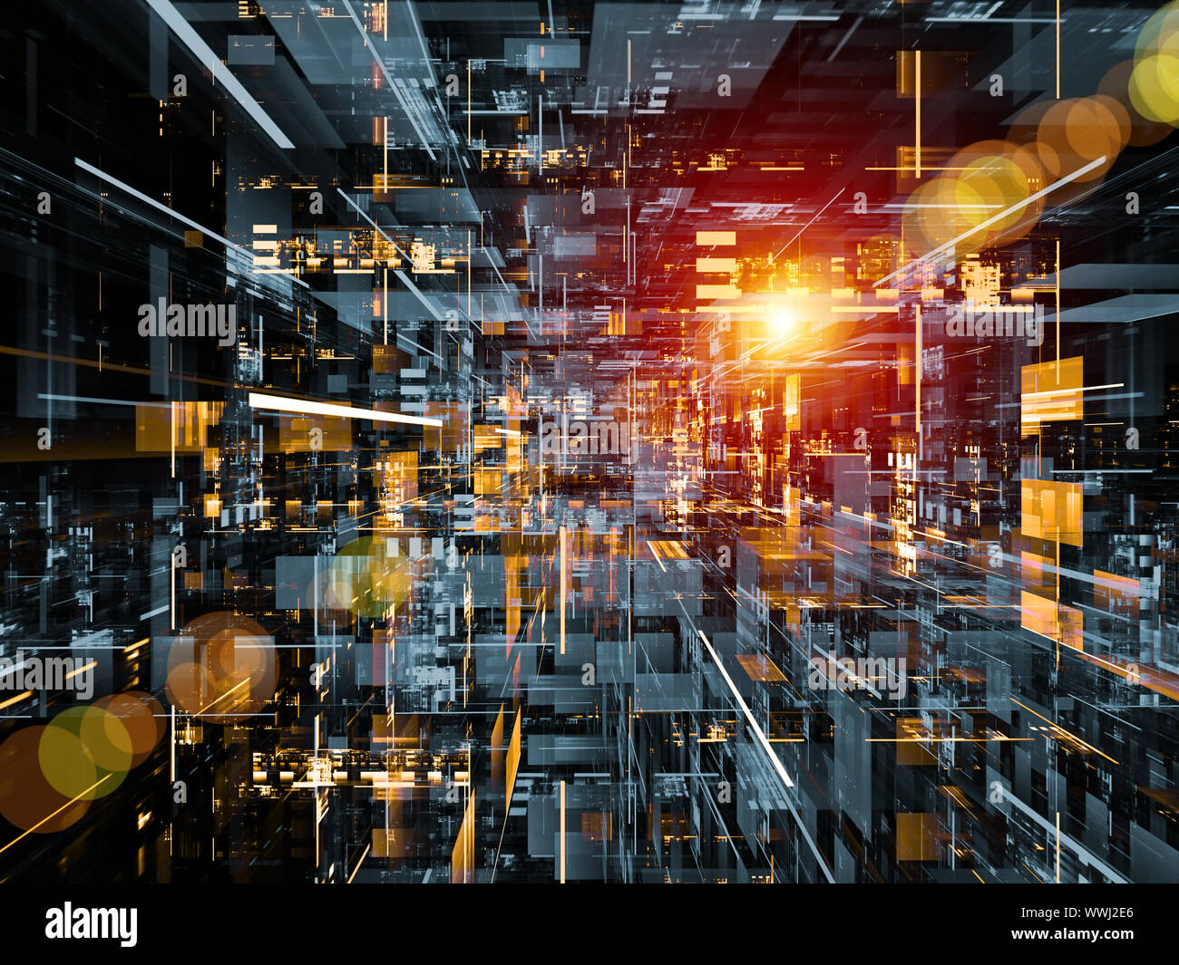 Interplay of three dimensional technology grids and lights on the ...