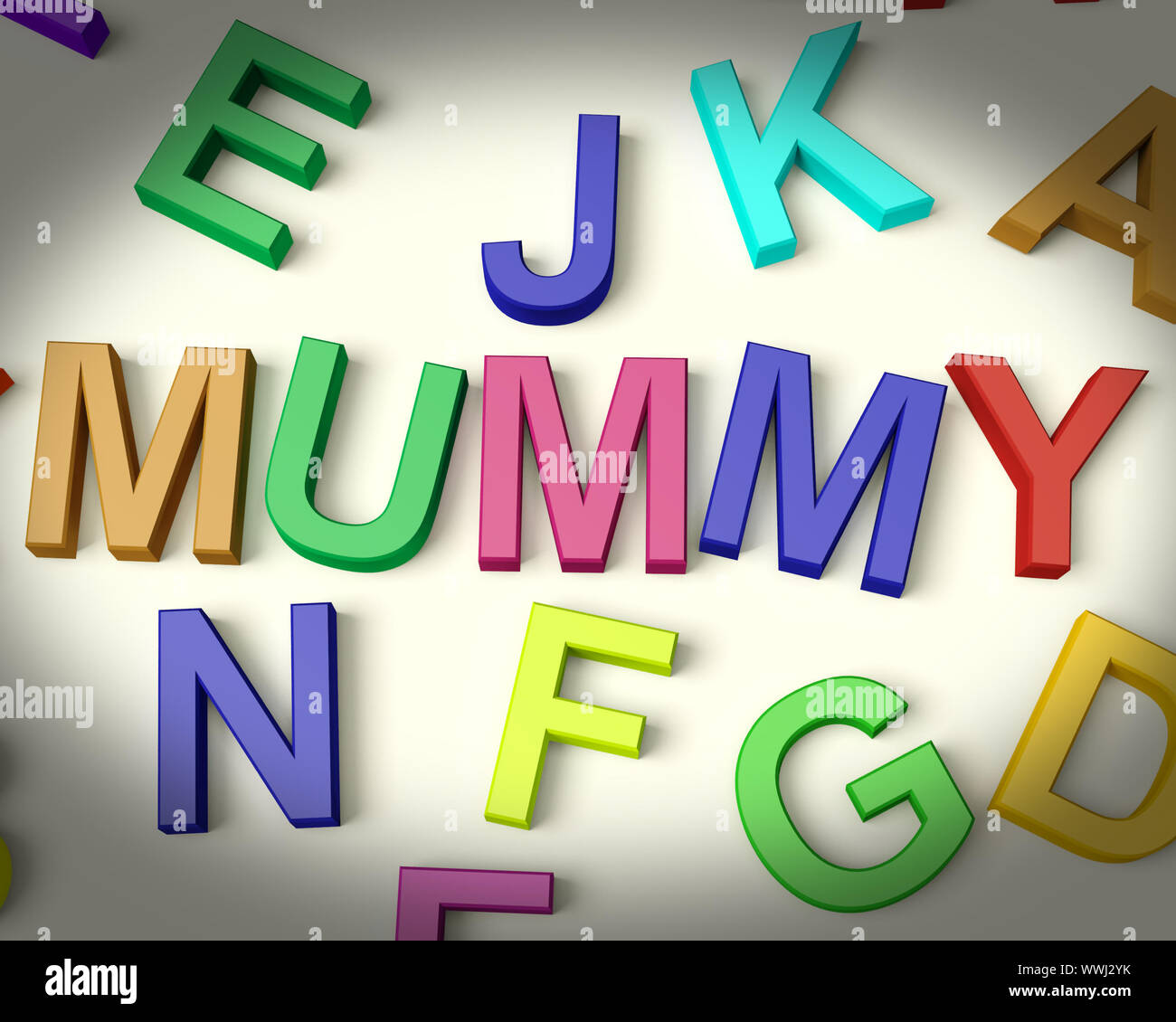 Mum in letters hi-res stock photography and images - Alamy