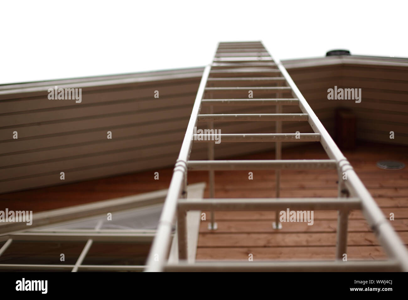 ladder in sky close up Stock Photo - Alamy
