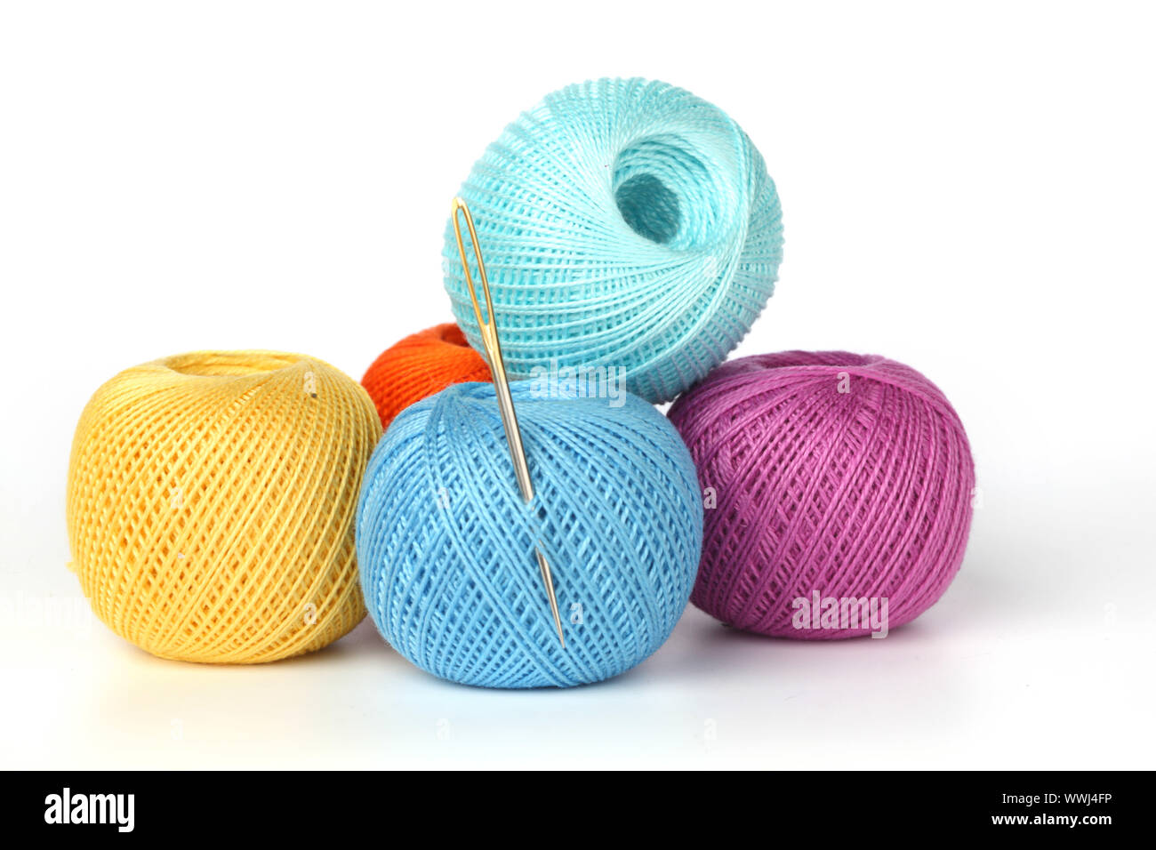 thread isolated on white background Stock Photo - Alamy