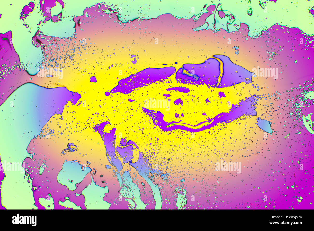 Digital liquid art. Abstract background of colorful fluid or liquid ...