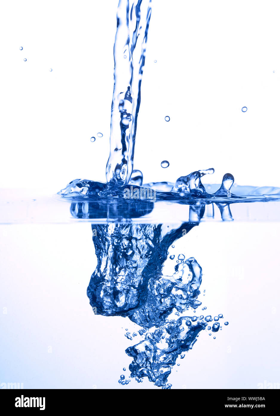 photo of water spalsh on white background Stock Photo - Alamy